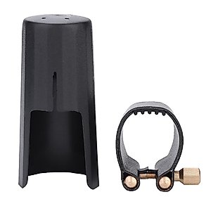 Clarinet Mouthpiece Accessory, Portable Plastic Clarinet Mouthpiece Ligature Clarinet Ligature Clip Fastener Clarinet Accessory for Students Practice Professionals Clarinet,