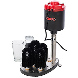 FSE GW-120 Electric Upright Bar Glass Washer with 5 Brushes