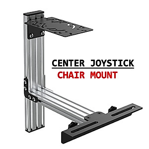 EG STARTS Flight Sim Chair Mounts Center Joystick Chair Mount T-Flight Hotas 4 & Warthog Flight Stick & T16000M FCS & TCA Sidestick Airbus Edition & VKB Gunfighter pro MK 3 Stick