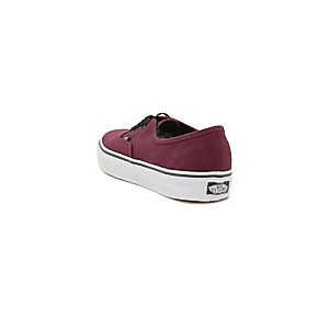 Vans Unisex Authentic Skate Shoe, Port Royale/Black, Size 9.5 Mens/11 Womens