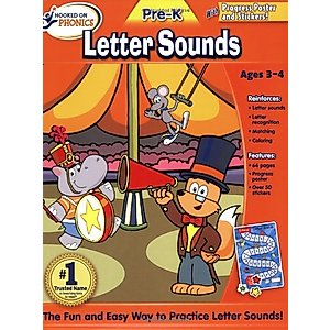 Hooked on Phonics Pre-K Letter Sounds Workbook