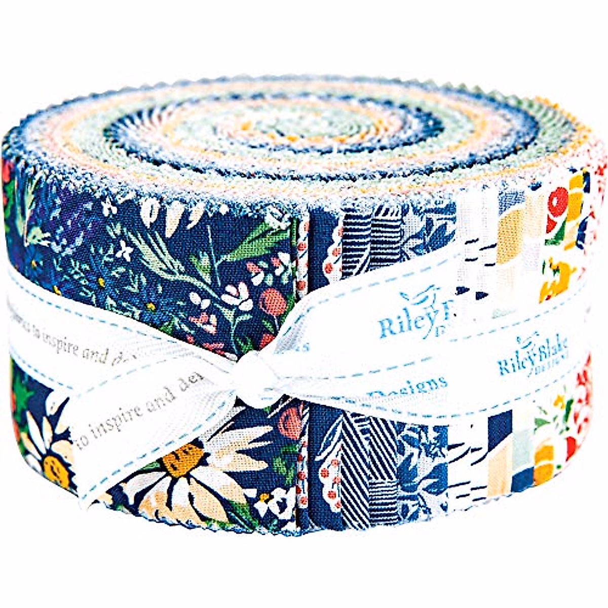 Riley Blake Fabric Rocky Mountain Wild 2.5 Inch Rolie Polie, 40 Pcs