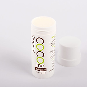 CocoMe Bodystick - 100% Organic Moisturizing Virgin Coconut Oil Solid Bar with Anti-aging Beeswax for Chemical, Preservative, and Fragrance-Free Skin Repair and Protection. Dermatologist recommended.