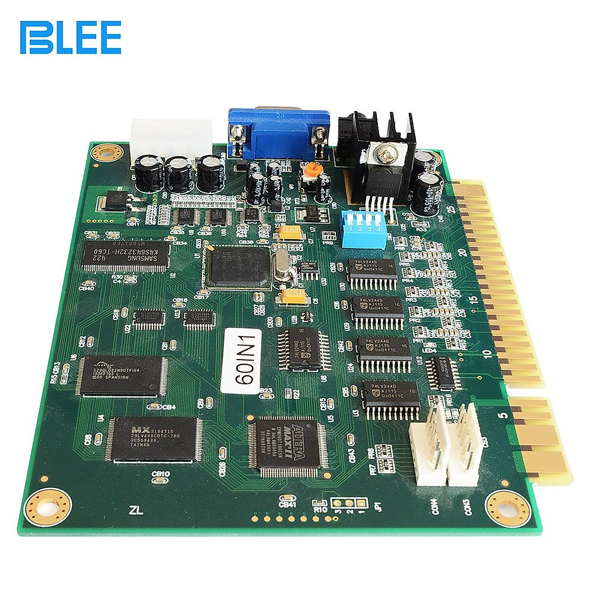 BLEE Classical Arcade Video Game 60 in 1 PCB Jamma Board for CGA VGA Output
