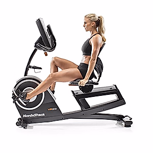 NordicTrack Commercial VR21 Smart Recumbent Exercise Bike with 25 Digital Resistance Levels, Compatible with iFIT Personal Training