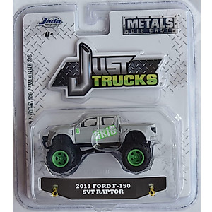 Jada Just Trucks 2011 Ford F-150 SVT Raptor, Wave 20 [Gray] 1:64 Scaled