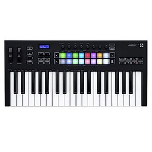 Novation AMS-LAUNCHKEY-37-MK3 Launchkey 37 MK3 MIDI Keyboard Controller for Ableton Live Bundle with 1 YR CPS Enhanced Protection Pack