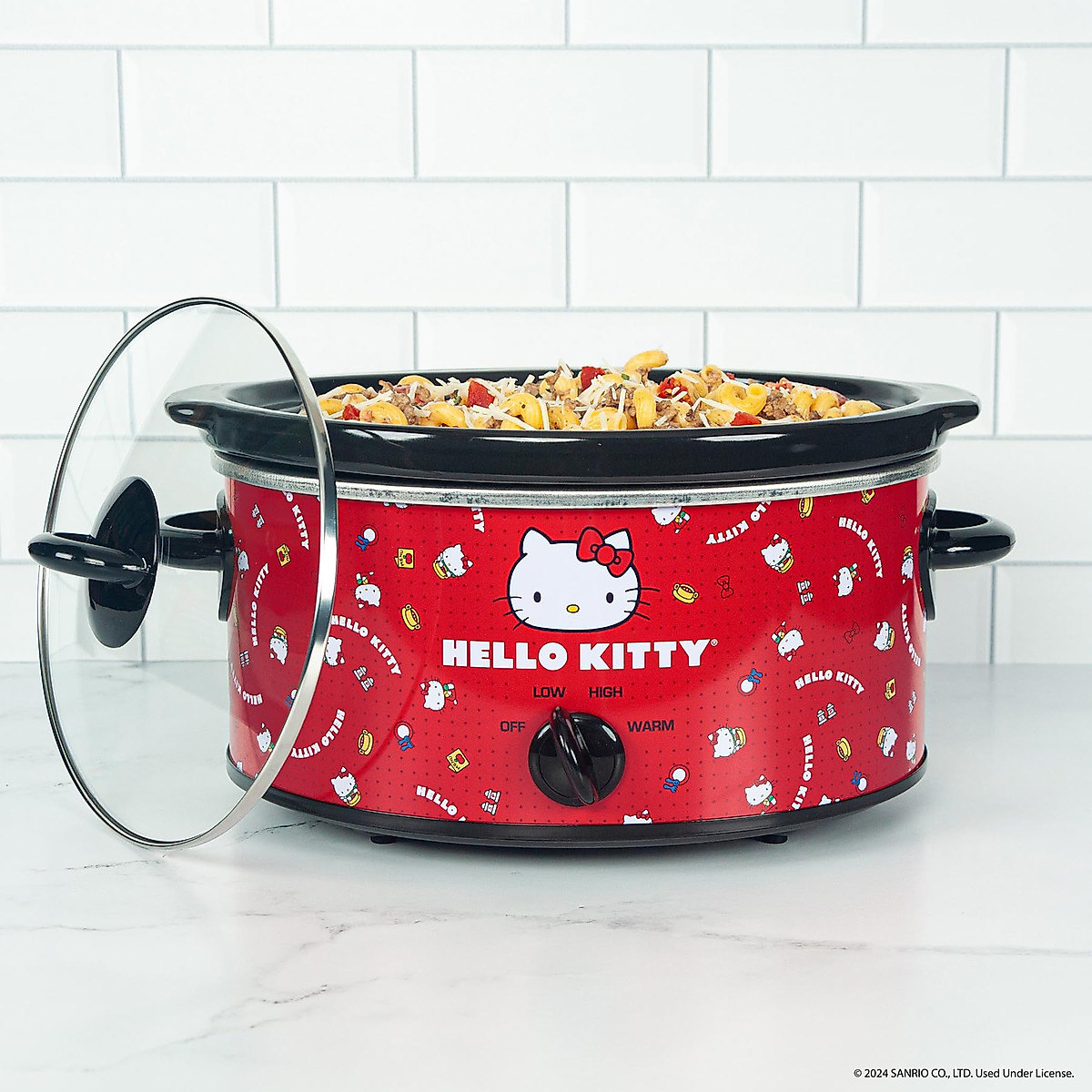 Uncanny Brands Hello Kitty 5-Quart Slow Cooker - Cook With Your Favorite Kitty