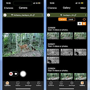 GardePro E6 Trail Camera WiFi 48MP 1296P Game Camera with No Glow Night Vision Motion Activated Waterproof for Wildlife Deer Scouting Hunting or Property Security, Camo