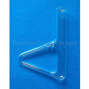 Deschem Glass Melting Point Tube,Thiele Type,Triangle Shape,Lab Glassware