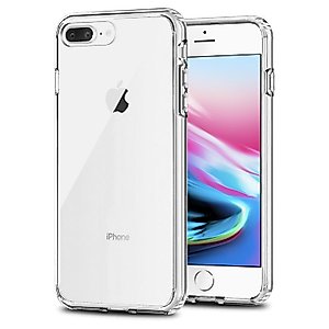 TENOC Phone Case Compatible with iPhone 7 Plus & iPhone 8 Plus, Clear Case Non-Yellowing Protective Bumper Hard Back Cover for 5.5 Inch
