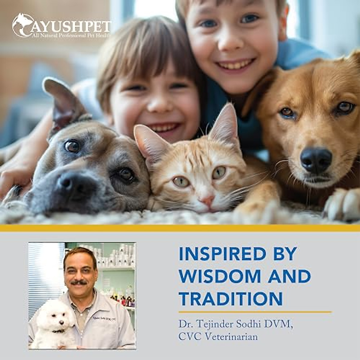 Ayush Pet Stress Support Ashwagandha Drops, Calm and Focus for Dogs or Cats, Alcohol Free Supplement, 2 oz.