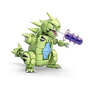 ​MEGA Pokémon Tyranitar building set with 396 compatible bricks and pieces, toy gift set