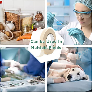 LVCHEN Autoclave Indicator Tape Dental Sterilization Steam Indicator Tape for Sterilization Lead Free 5 Roll (60 Yard x 3/4")