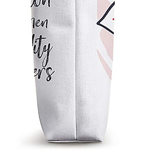 Midwife Empowering Women Acrostic Half Picture Text Gift Tote Bag