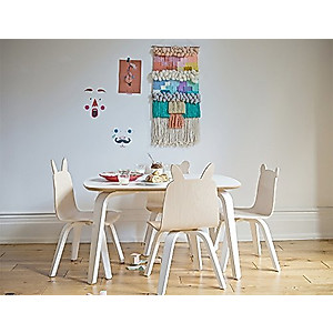 OEUF Bear Play Chairs and Table Set in Birch