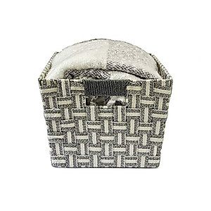 OneDesign Home: Set of 3 Woven Storage Basket - S/M/L (White)