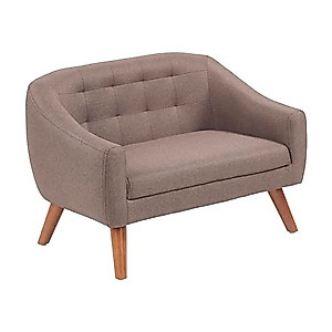 ECR4Kids Willa Loveseat, Kids Furniture, Raisin