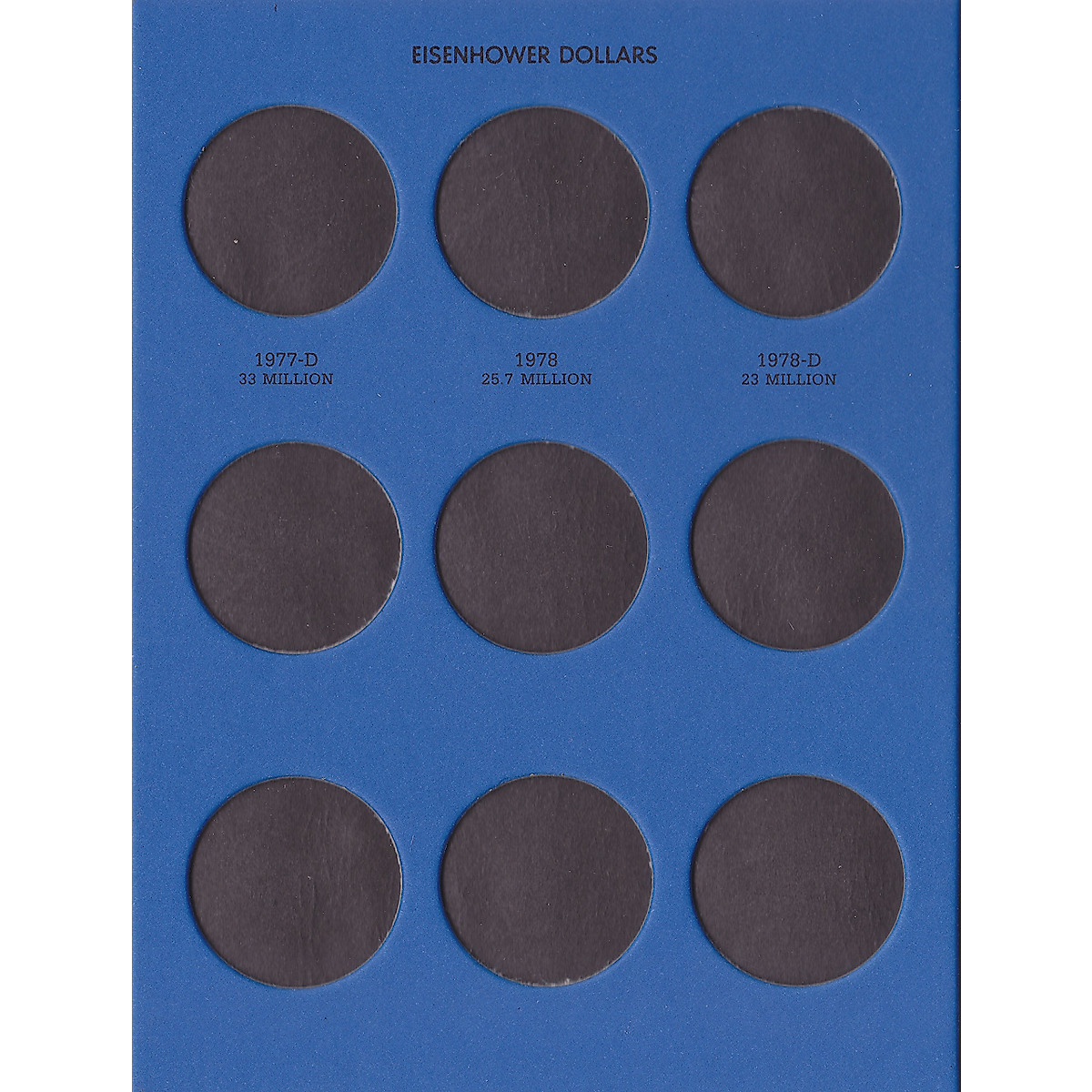 UPC 9 780307 09023 EISENHOWER ANTHONY DOLLAR 1971-1981 Whitman 9023 ALBUM #17