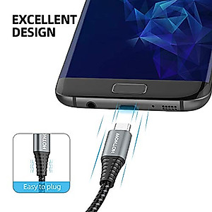 HOTNOW Micro USB Cable 3ft 2-Pack, Android Charger Cable Data sync and Fast Charging Nylon Braided Cord for Samsung Galaxy S6 S7, HTC, LG, Sony, PS4, MP3, Tablet and More Micro Devices