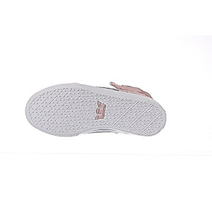 Supra Women's Elyse Walker Skytop Wedge, Pink/Brown/White, Medium / 9 B(M) US