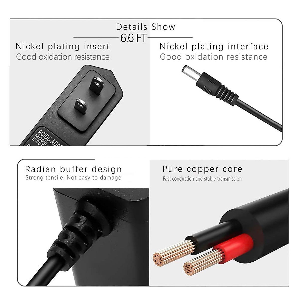 9V Adapter Charger Charging Cable Power Supply Cord Fit for Leap Pad 1 and LeapPad 2, LeapPad2 Custom, LeapsterGS Explorer, LeapPad Glo, Leapster L-max/-Tv, Leapster Explorer, Leapster 2 Charger