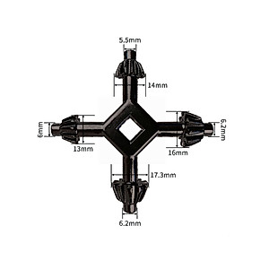 Chuck Key 4 in 1 Drill Chuck Key, Chuck Key For Drill Press, Original Professional Master Chuck Key, Universal Key