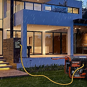 Kohree 30 Amp Generator Power Inlet Box, 4 Prong NEMA L14-30P Generator Transfer Switch, 125/250V, 7500W Weatherproof for Outdoor Generator Outlet Receptacle, ETL Listed