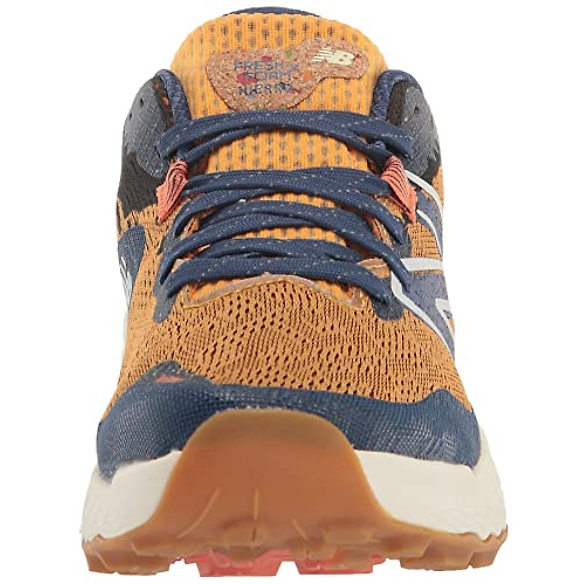 New Balance Women's Fresh Foam X Hierro V7 Trail Running Shoe, Golden Hour/Moon Shadow/Red Clay, 8.5
