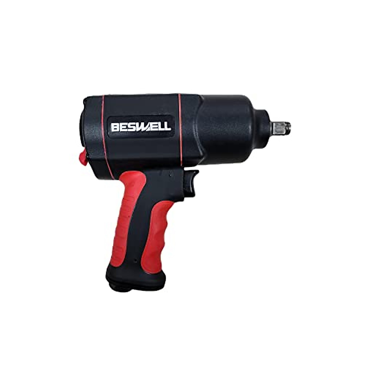 BESWELL-1180 Ft.lbs Max Loosen Torque 1/2" Regular Size Twin Hammer Air Impact Wrench-BW-112BN