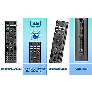 XRT140 Watchfree Smart TV Remote Works with All VIZIO Quantum 4K UHD LED HDR Smart TVs