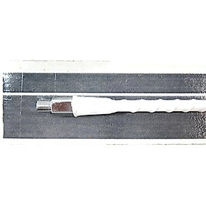 Lot of 2 Everhardt TSM2-W 3/4 Wave 2 ft Fiberglass â€œSuper Flexâ€ CB Radio Antenna - White