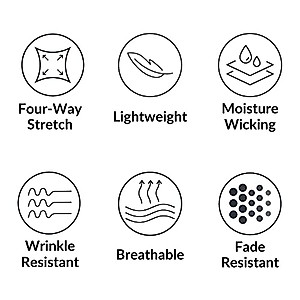 Tafford Active Stretch Women’s Cargo Jogger Scrub Set – Includes V-Neck Top and Elastic Jogger Pant (Medium, Onyx Black)