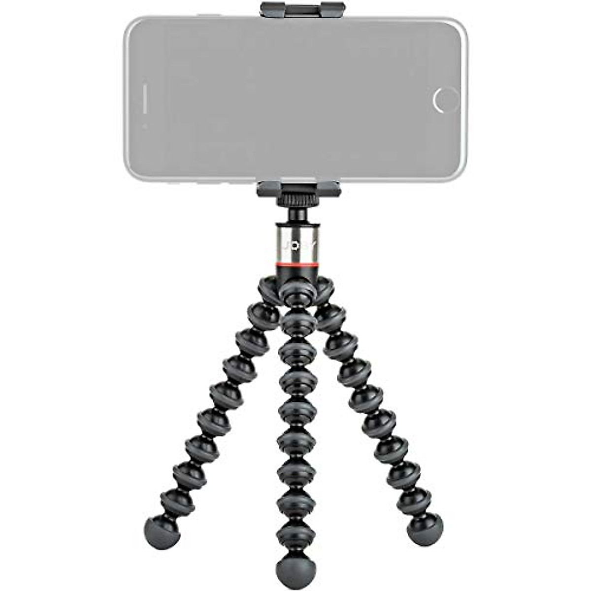 JOBY GripTight ONE GP, Universal Phone Holder, Magnetic GorillaPod Flexible Small Tripod for Smartphone, Foldable and Portable , Watch FIFA World Cup Football, Black