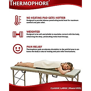 Thermophore Classic Heat Pack (Model 055) 14" X 27" Tan