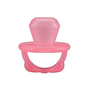 Itzy Ritzy Teensy Teether - Soothing Silicone Hollow Teether Features Flexible, Easy-to-Hold Handle, Pineapple