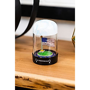 RainGlobes - Let Freedom Rain - The Globe That Rains - Exquisite Craftsmanship - Unique Style, Home Decor Rain Globes Water Globe for Loved Ones