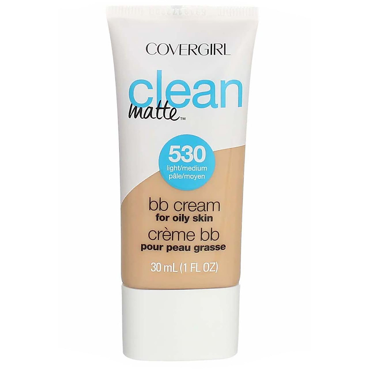 COVERGIRL - Clean Matte BB Cream, Oil-Free, Long-Lasting, Sensitive Skin, Lightweight, 100% Cruelty-Free