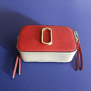 Camera bag crossbody bags for women Camera purses shoulder bags for women (Red)