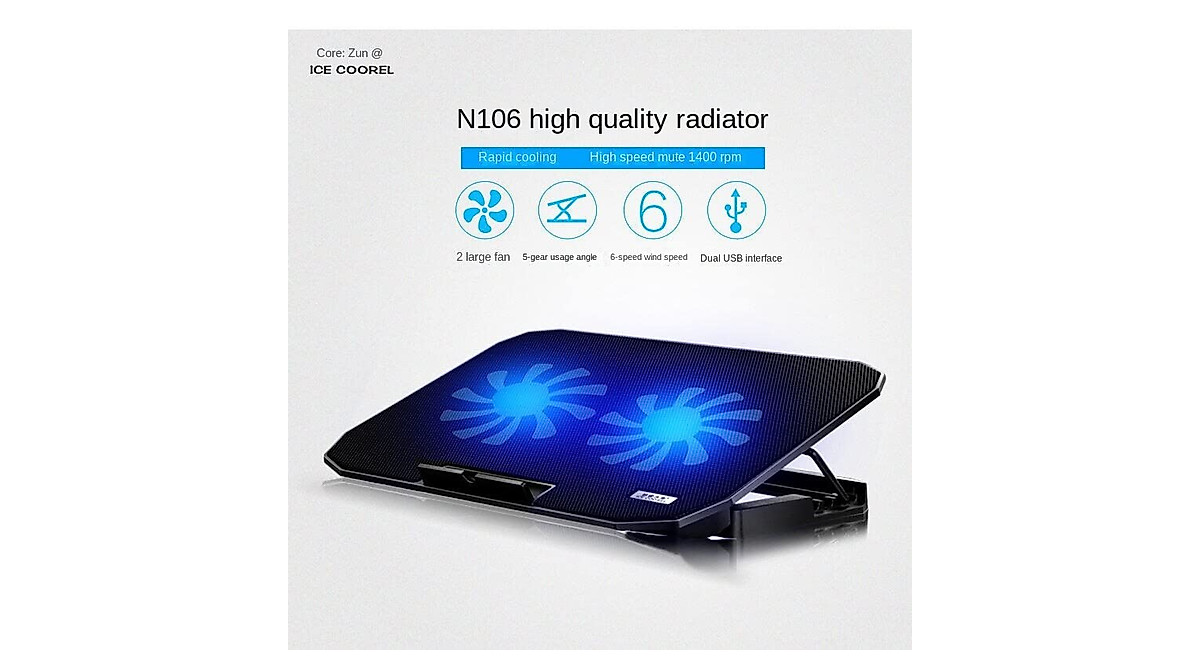 LEJN Pink Laptop Cooling Pad for Gamers