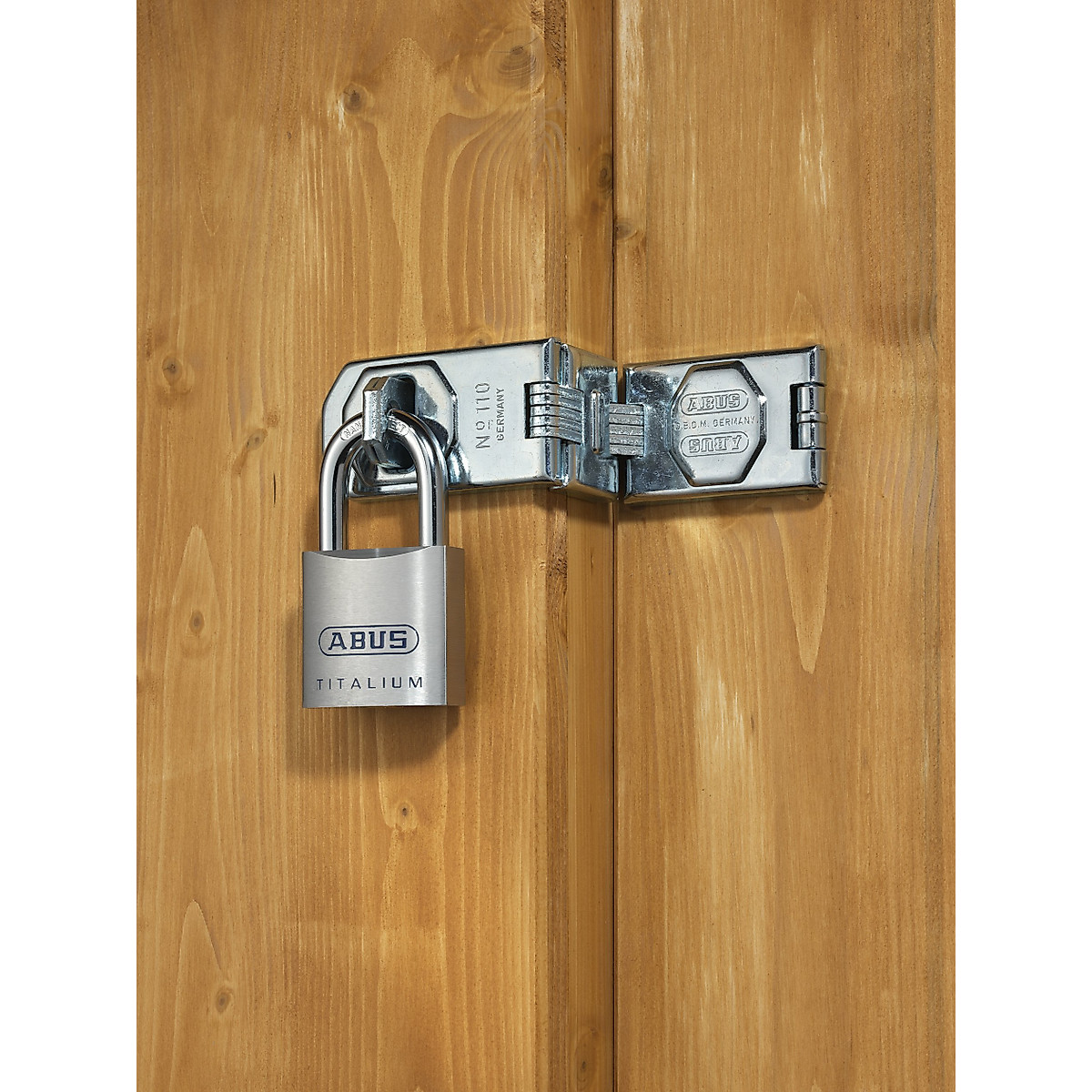 ABUS 80TI/40 Titalium™ Aluminum Alloy Padlock Keyed Different- Long Nano Protect Steel Shackle (1-1/2")