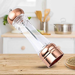 Pepper Grinder Large Rose Gold Home Pepper Grinder Manual Grinder Bottle Salt And Pepper Grinders For Kitchen Dining Cooking Bbq