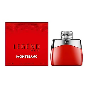 MONTBLANC Legend Red Eau de Parfum - Long Lasting Fragrance with notes of Blood Orange, Sage & Mahogany Woods - Charismatic & Woody - 1.7 fl. oz.