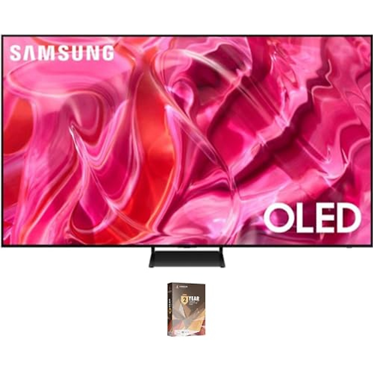 SAMSUNG QN55S90CAFXZA 55 Inch 4K OLED Smart TV with AI Upscaling with an Additional 2 Year Coverage (2023) (USED)