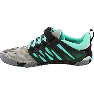 Vibram Women's V-Train Grey/Black/Aqua Cross-Trainer Shoe 37 EU (7-7.5 US)