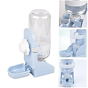 Hainice Bird Water Feeder Pet Automatic Parrots Birds Drinker 500ml Hanging Water Dispenser Device White