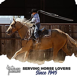 Colorado Saddlery Kid’s Silver Dot Rope Authentic Tough Durable Cowboy Rope Made Smaller for Youth Hands Great Practice Lasso Rope Kids Rope for Roping Dummy