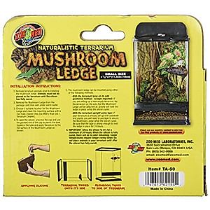 Naturalistic Terrarium Mushroom Ledge