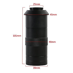 Handheld Digital Microscope Accessories Adjustable Magnification 100X Zoom C Mount Lens for HDMI VGA USB Industry Video Microscope Camera Microscope Accessories