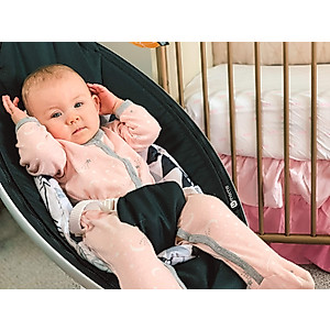 Infant Insert Compatible with 4Moms Mamaroo & Rockaroo – Car Seat Insert 2 Pack – Reversible Infant Car Seat Insert – Rockaroo & Mamaroo Newborn Insert – Soft Plush Minky Car Seat Head Support Insert